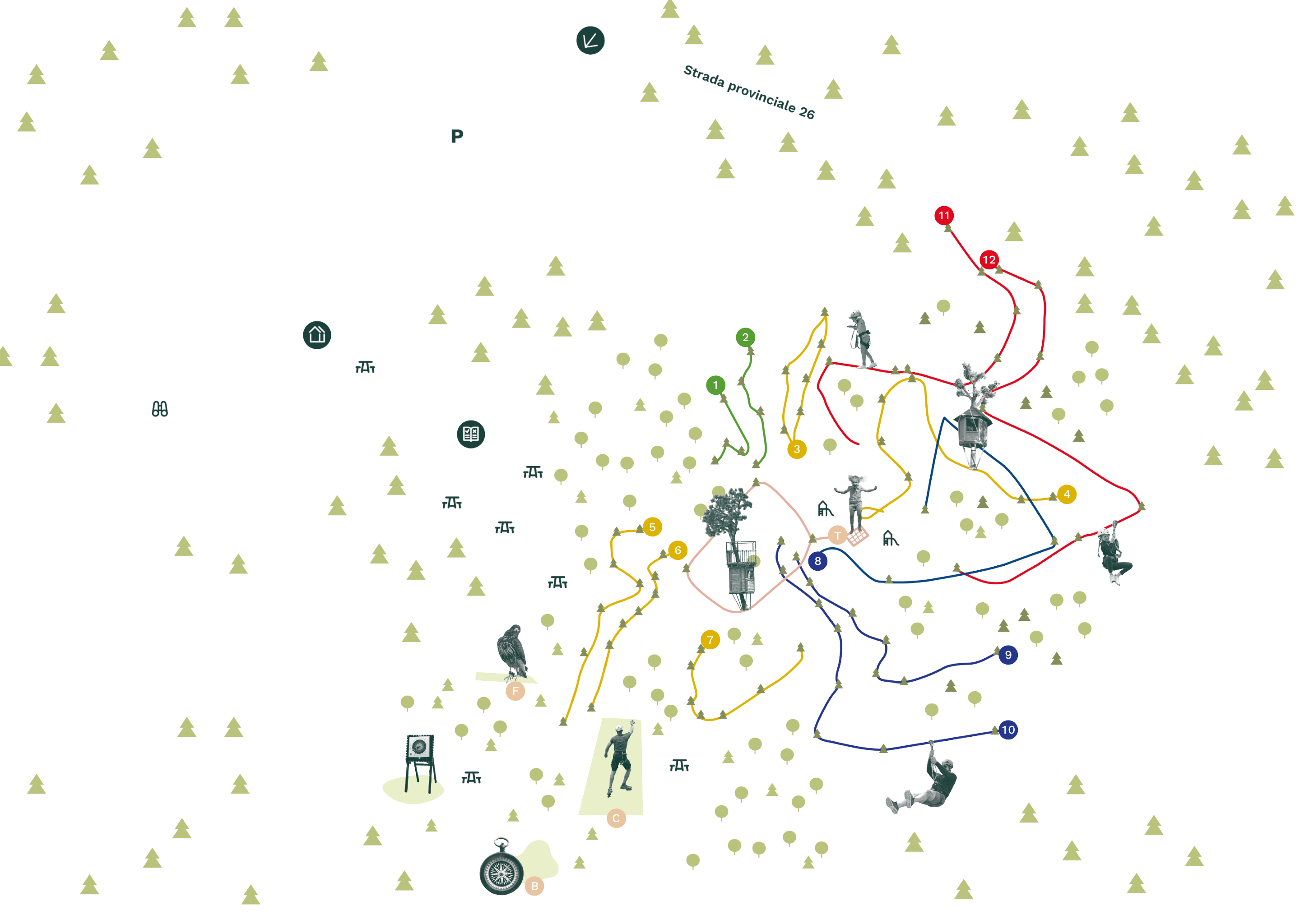 The Adventure Park in Tuscany for adults and children | Castelfalfi ...